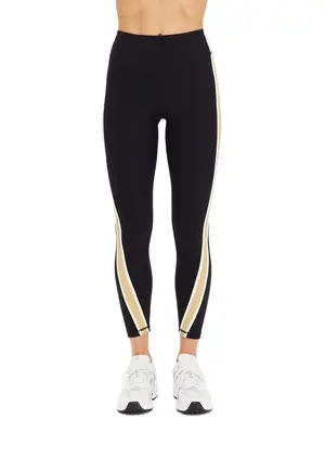 The Upside Arcadia Side-stripe Performance Trousers - Black