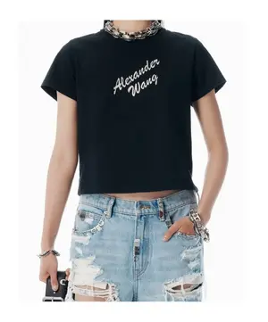 Alexander Wang Logo-embellished Crewneck T-shirt