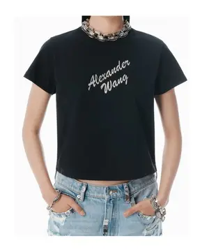 Alexander Wang Logo-embellished Crewneck T-shirt