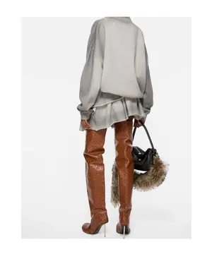 Acne Studios High-neck Logo Graphic Sweater