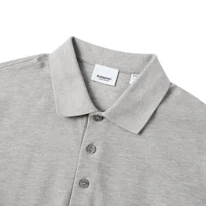 Burberry Cotton Polo Shirt - Gray