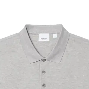 Burberry Cotton Polo Shirt - Gray