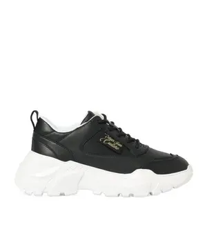 Versace Logo-detail Chunky Trainers - Black