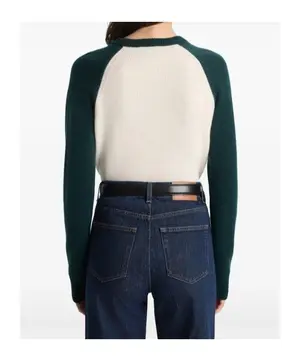 SPORTY  RICH Sporty Rich Long-sleeved Knitted Sweater