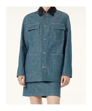 Loro Piana Long-sleeved Denim Coat