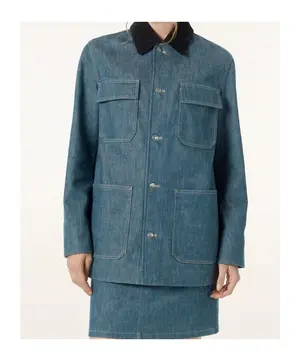 Loro Piana Long-sleeved Denim Coat
