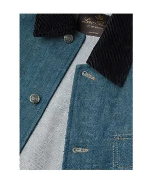 Loro Piana Long-sleeved Denim Coat