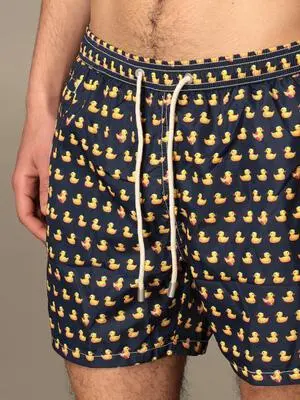 MC2 SAINT BARTH Lighting Duck-print Swim Shorts