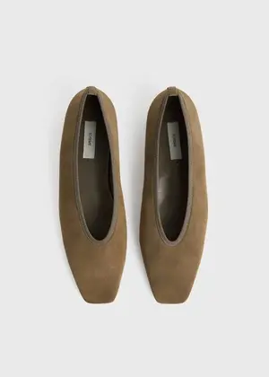 TOTEME Square Toe Ballerinas - Hazel