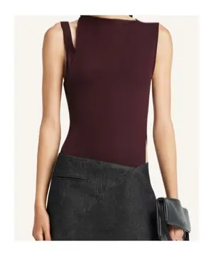 COURREGES Courrges Oblique 90's Rib Top