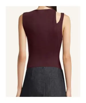 COURREGES Courrges Oblique 90's Rib Top