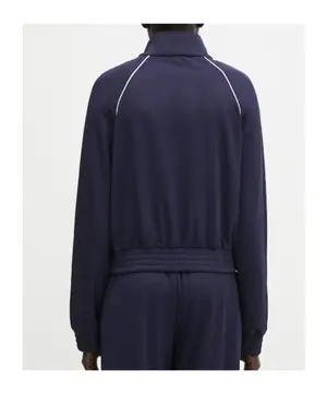 SPORTY  RICH Sporty & Rich Serif Logo Retro Track Jacket