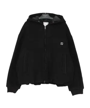 WOOYOUNGMI Hooded Zip-up Casual Jacket - Black