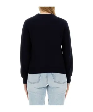Maison Kitsuné Fox Head Patch Knitted Jumper