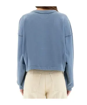 Isabel Marant Étoile Logo Printed Drawstring Sweatshirt