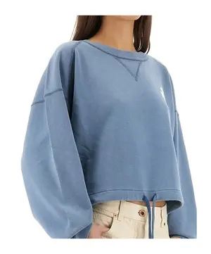 Isabel Marant Étoile Logo Printed Drawstring Sweatshirt