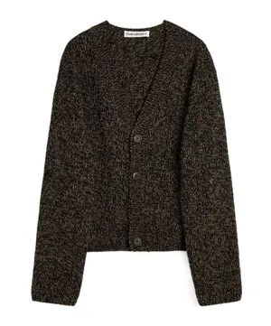 Our Legacy Academy V-neck Button Cardigan - Black