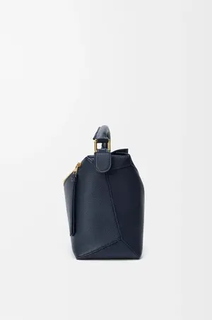 Loewe Medium Puzzle Edge Bag - Deep Navy Blue
