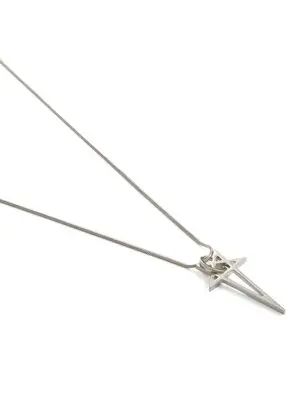 Rick Owens Pentagram Charm Pendant Necklace