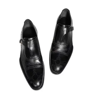 Gucci Monk Strap Brogue Shoes