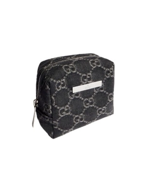 Gucci Small Cosmetic Case With Plaque - Black