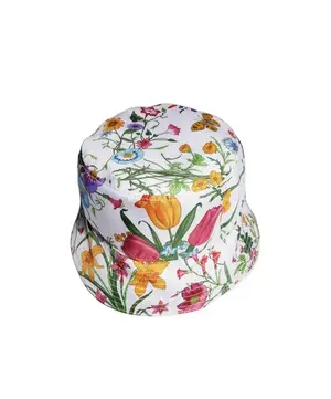 Gucci Printed Twill Bucket Hat