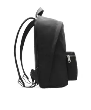 Burberry Logo Printed Zip-around Backpack - Black