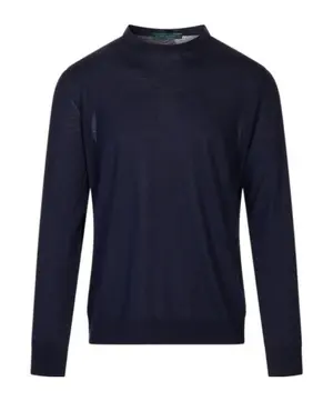 Kiton Long-sleeved Pullover - Navy