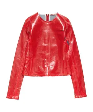 Acne Studios Long-sleeve Zipped Top - Red