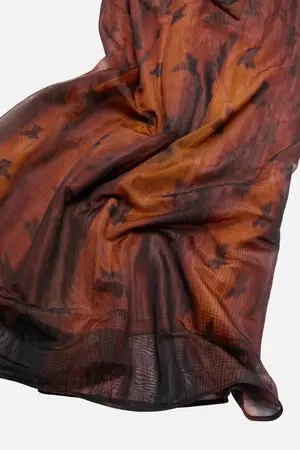 Acne Studios Puff-sleeve Printed Dress