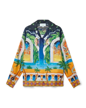 Casablanca Maison D'ete Silk Shirt