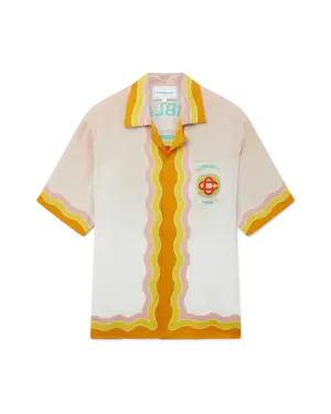 Casablanca Rainbow Monogram Silk Shirt
