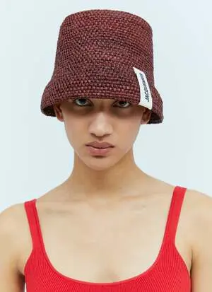 Jacquemus Le Bob Raphia Bucket Hat