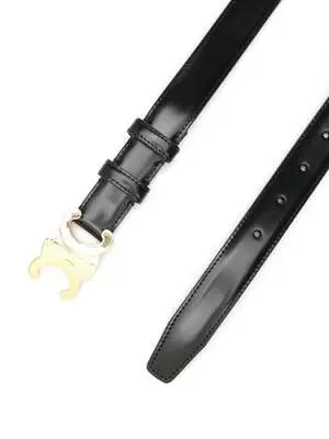Celine Triomphe Belt - Black
