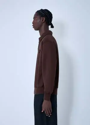 Prada Logo Motif Sweatshirt - Brown