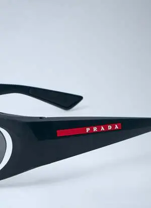 Prada Rectangular Sunglasses - Black