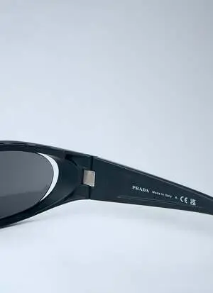 Prada Rectangular Sunglasses - Black