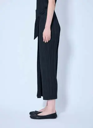 Issey Miyake Midi Pleated Wrap Skirt