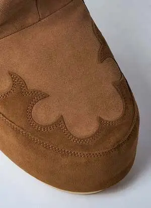 Moon Boot Icon Suede Embroidery Boots
