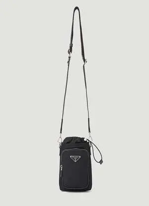 Prada Re-nylon Pouch Bag - Black