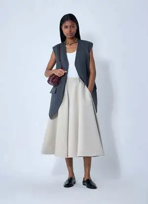 Bottega Veneta Silk And Cotton Twill Culottes