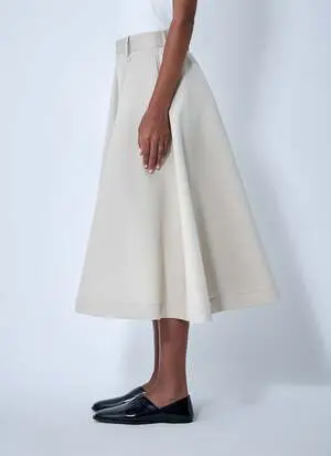 Bottega Veneta Silk And Cotton Twill Culottes