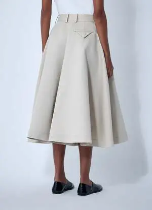 Bottega Veneta Silk And Cotton Twill Culottes