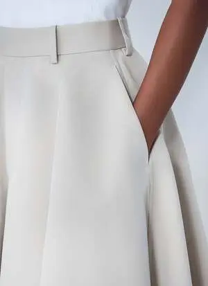 Bottega Veneta Silk And Cotton Twill Culottes