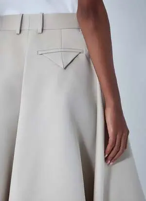 Bottega Veneta Silk And Cotton Twill Culottes