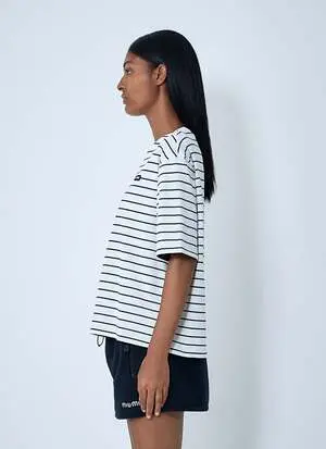 Miu Miu Logo Motif T-shirt