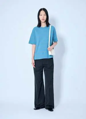 JIL SANDER Striped Crewneck T-shirt