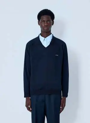 Miu Miu V-neck Knit Sweater