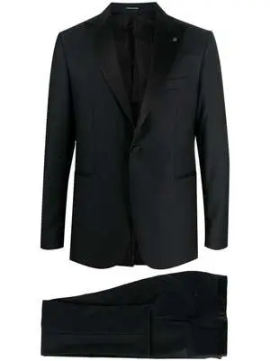 Tagliatore Wool Tuxedo - Black