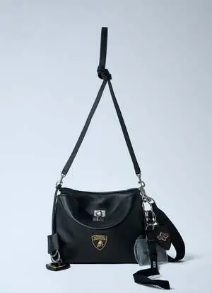 BALENCIAGA X LAMBORGHINI Small Rodeo Shoulder Bag - Black